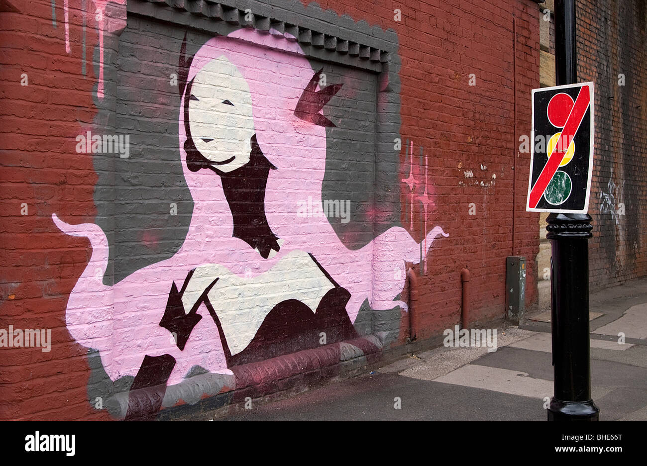graffiti in Manchester City, England Stock Photo - Alamy