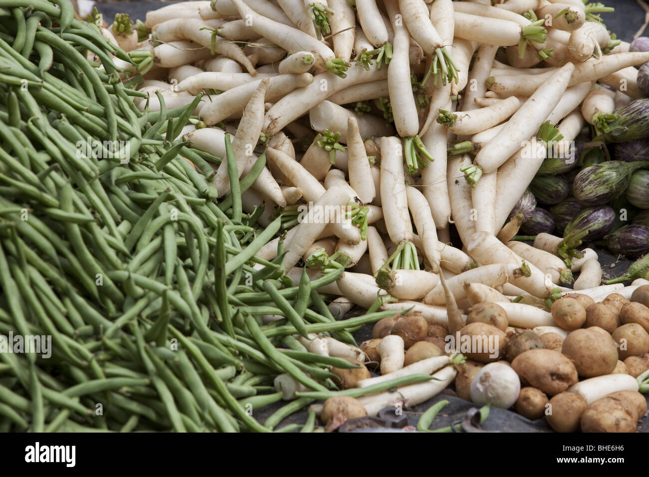 Indian market vegetables Stock Photo - Alamy