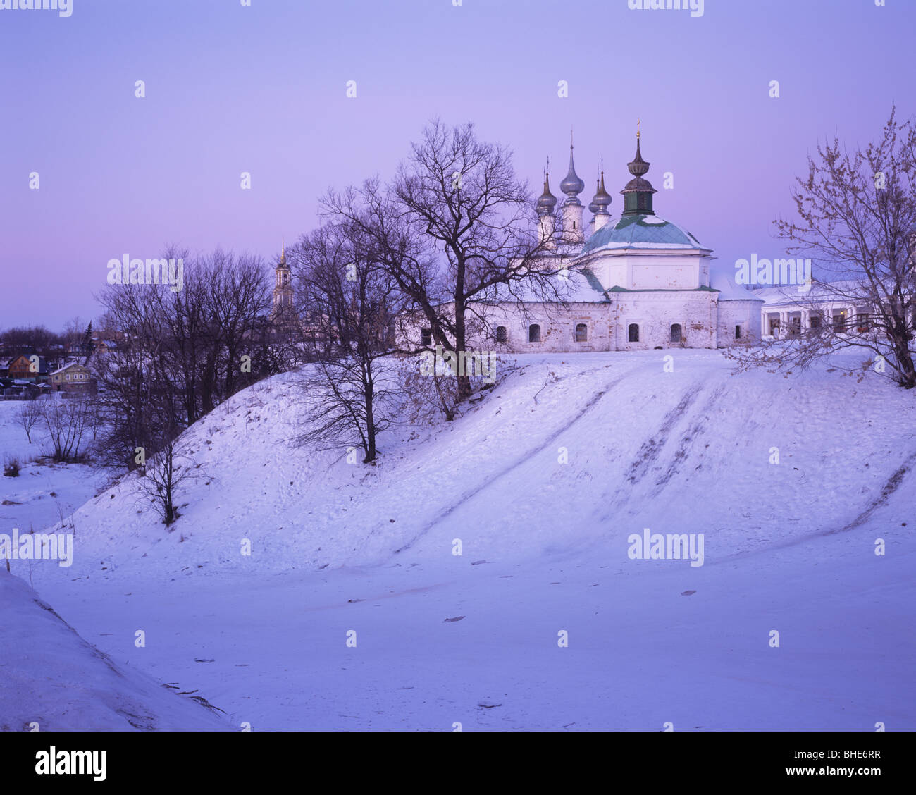 Suzdal town View in winter, near Vladimir, Russia Stock Photo - Alamy