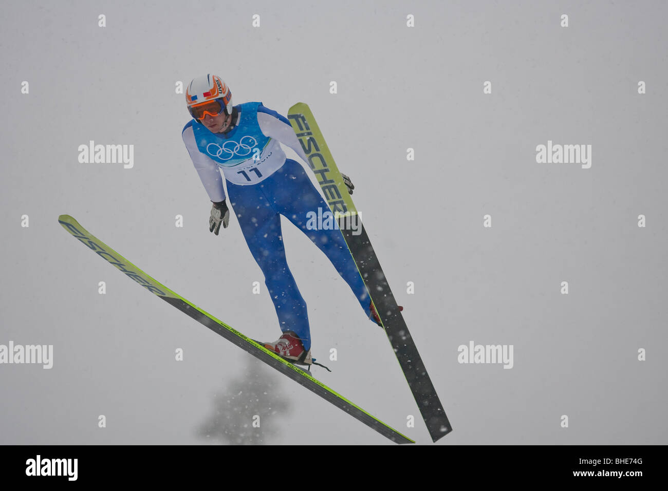 Alexandre Mabboux (FRA) during NH Individual Ski Jumping training at ...