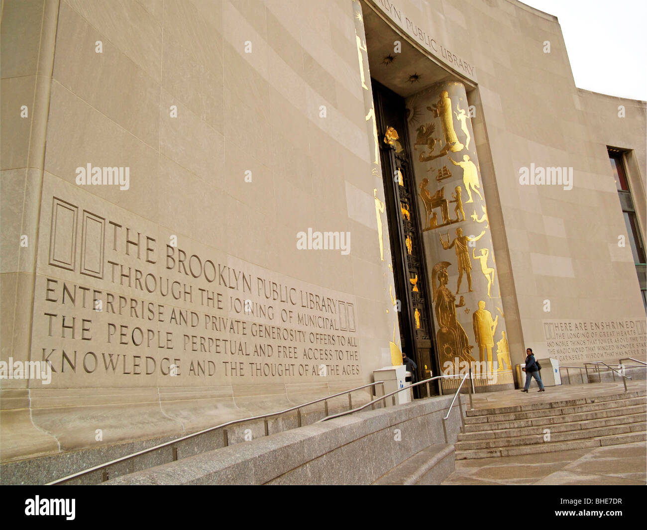 Brooklyn Public Library New York City Stock Photo - Alamy