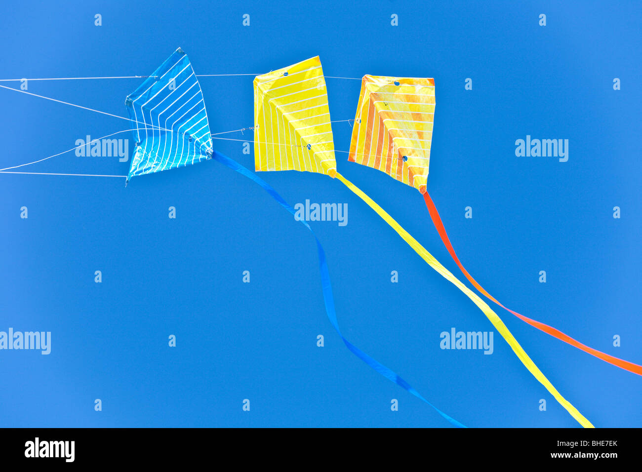 Blue yellow kite hi-res stock photography and images - Alamy