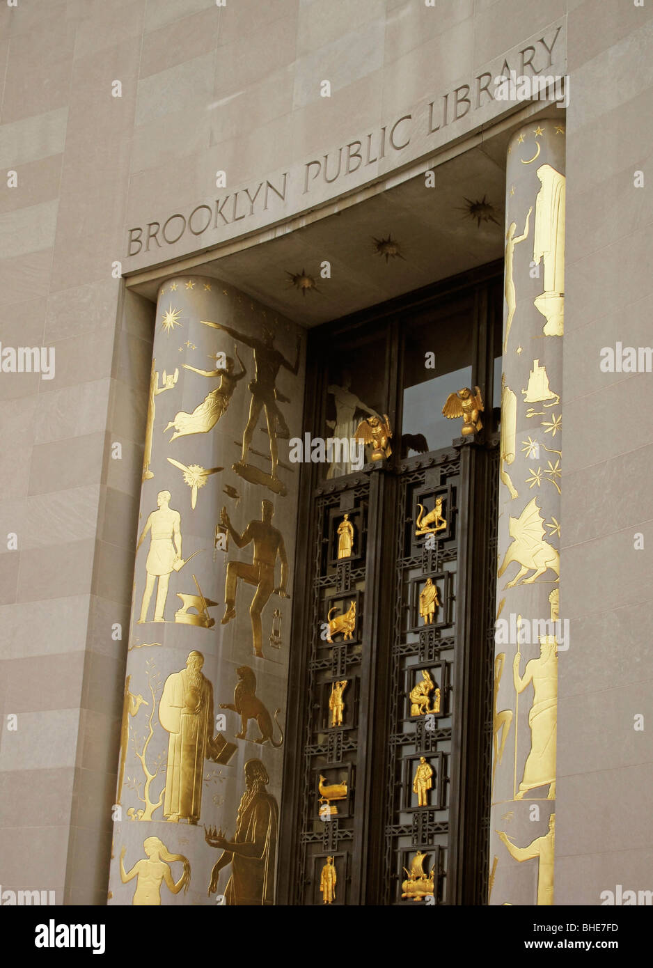 Brooklyn Public Library New York City Stock Photo - Alamy