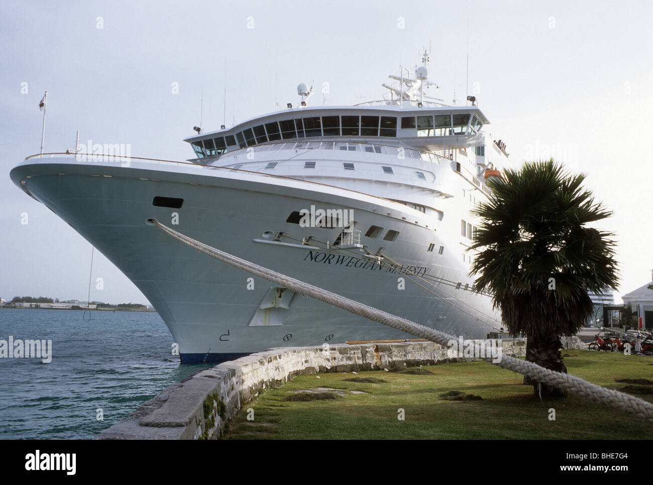 Norwegian Majesty In St. George's Harbor, St. George's, Bermuda Stock ...