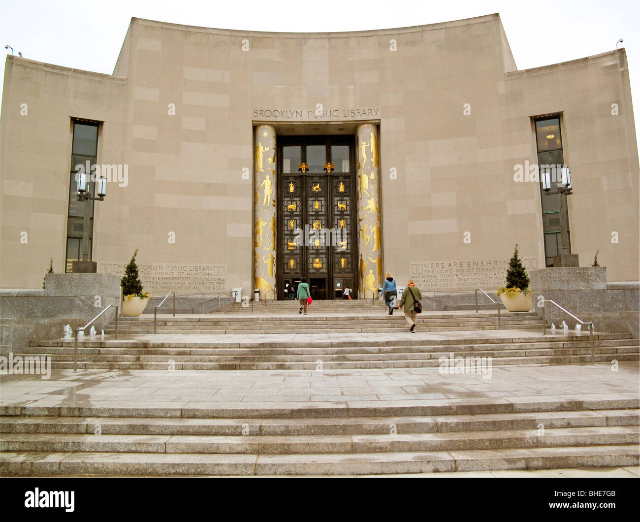 Brooklyn Public Library New York City Stock Photo - Alamy