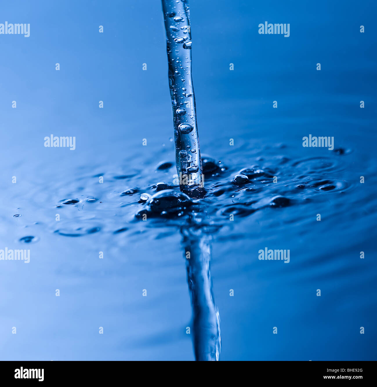 water pouring down on the surface Stock Photo - Alamy