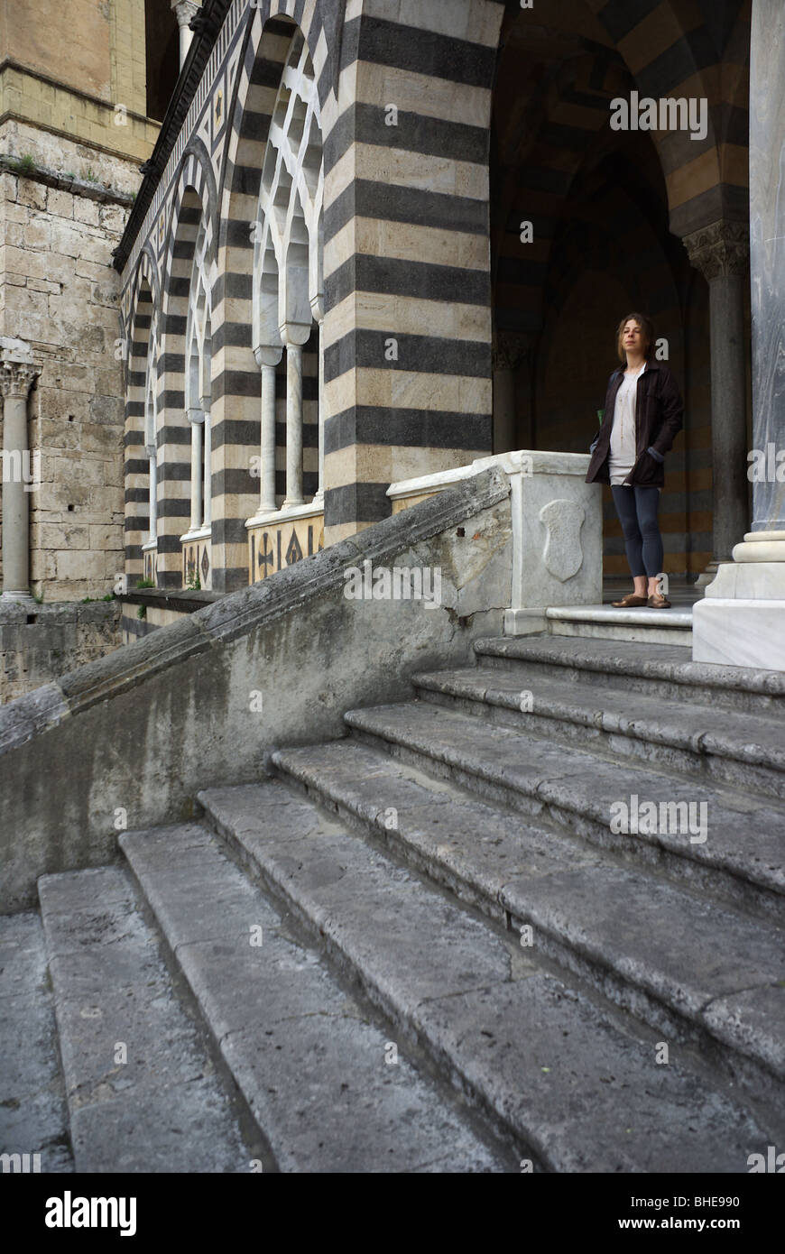 Amalfi cathedral steps hi-res stock photography and images - Alamy