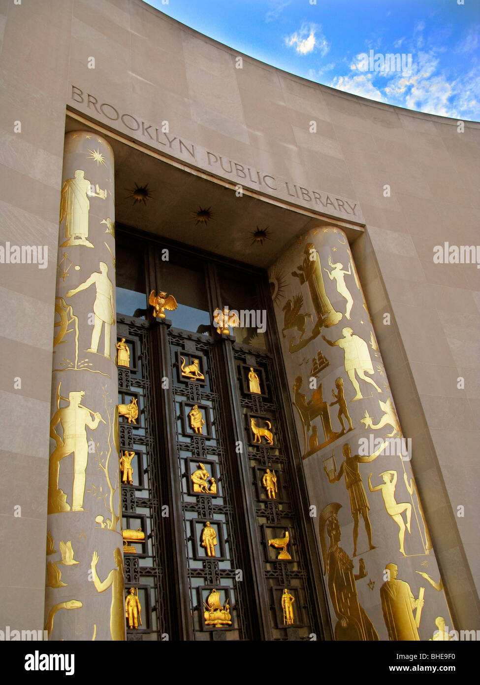 Brooklyn Public Library New York City Stock Photo - Alamy