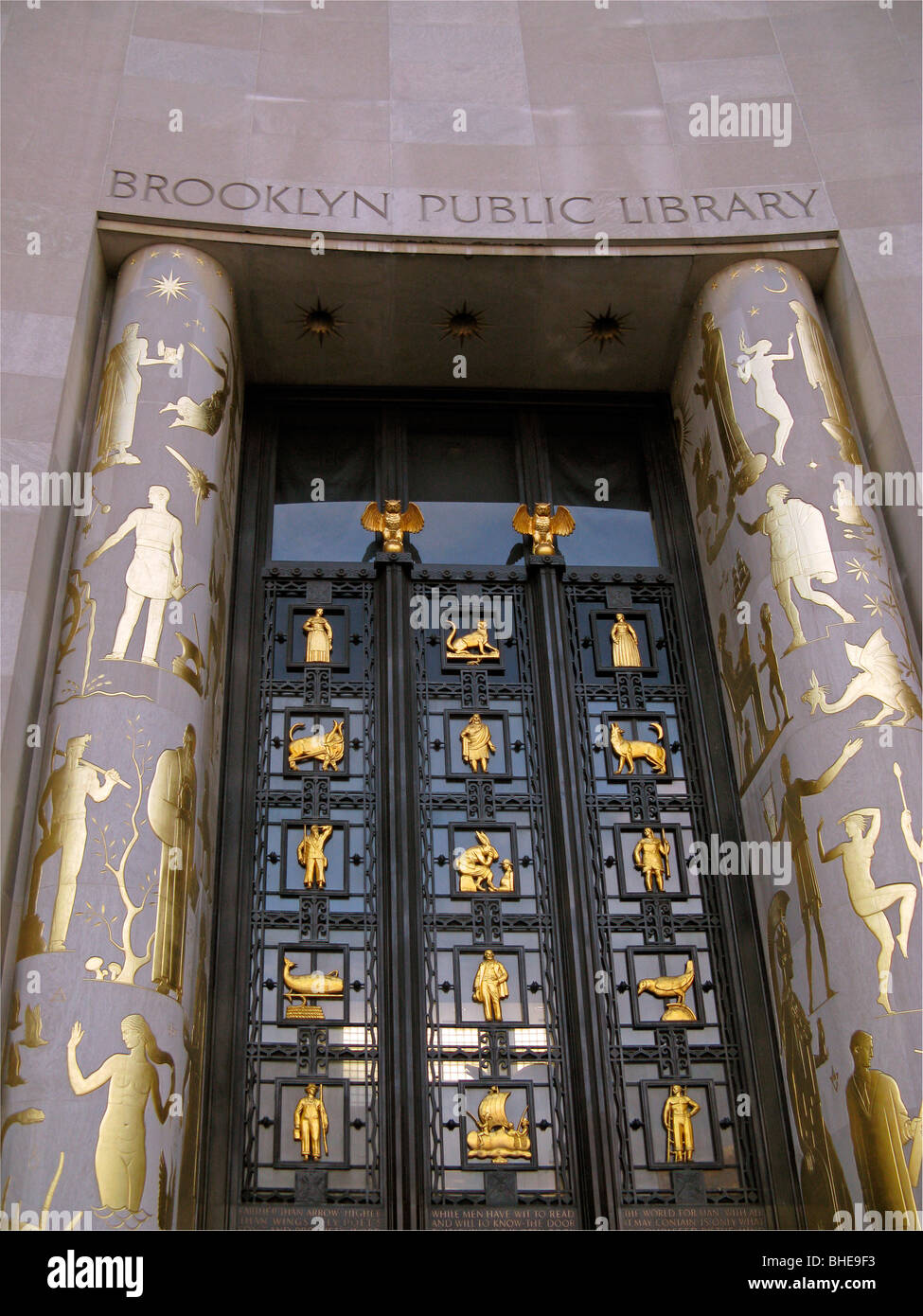 Brooklyn Public Library New York City Stock Photo - Alamy