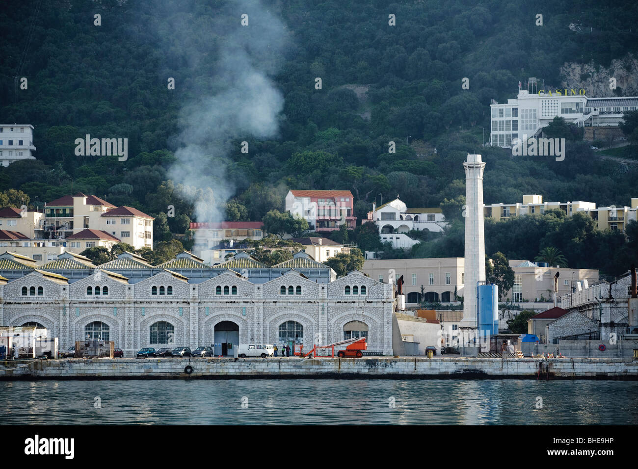 The old Navy Yard complex in Gibraltar Stock Photo - Alamy