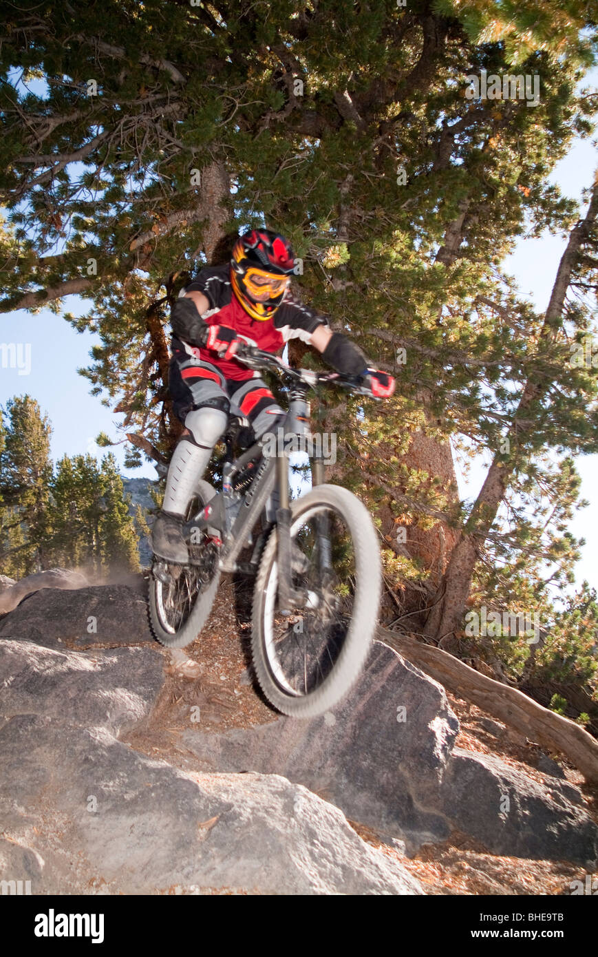 Mountain biker Brian Emerson Stock Photo - Alamy