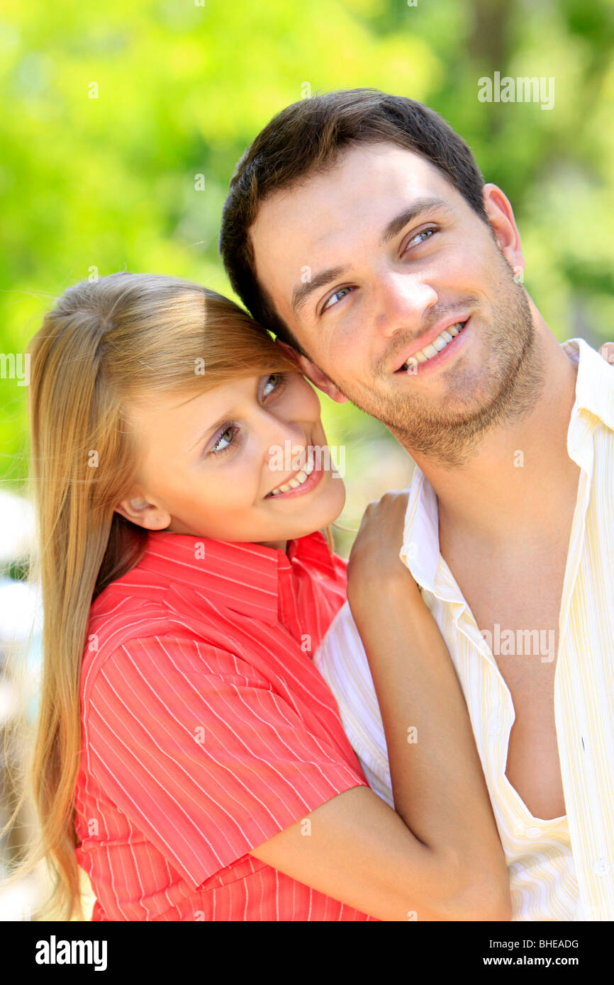 Couple in love during summer vacation Stock Photo - Alamy