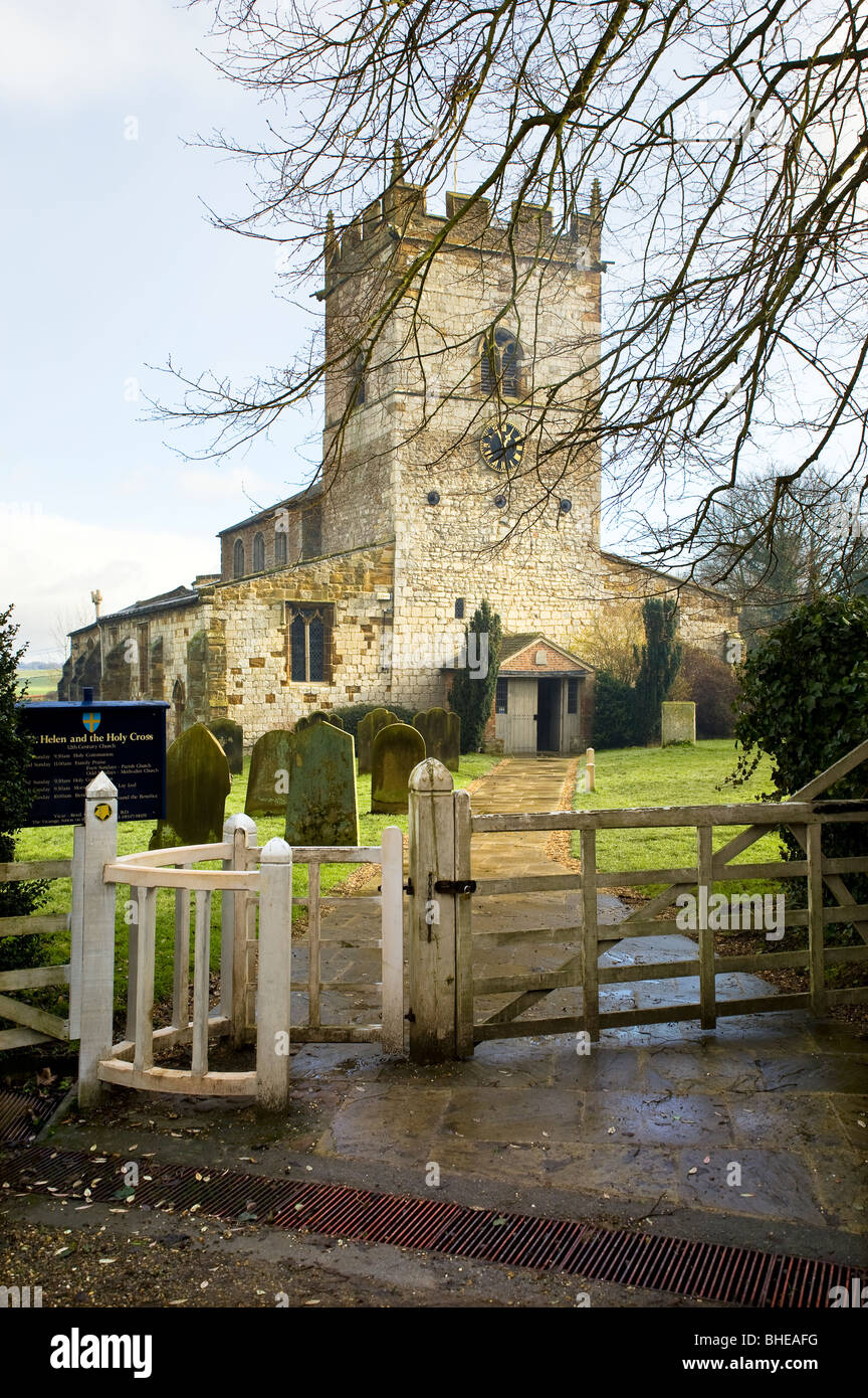 St Helen and the Holy Cross 12th Century Church, Sheriff Hutton N ...