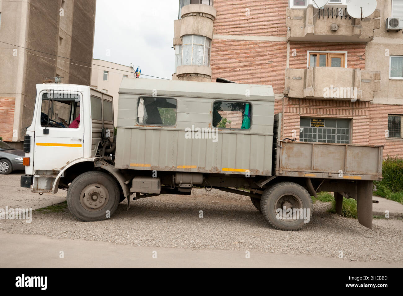 Government road repair lorry Ploiesti Romania Eastern Europe Stock ...
