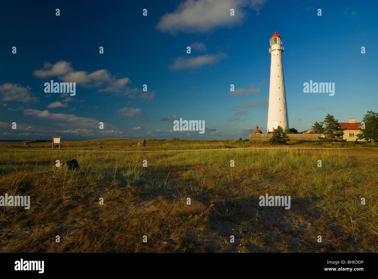 A lighthouse at Tahkuna peninsula at Hiiumaa island, Estonia Stock ...