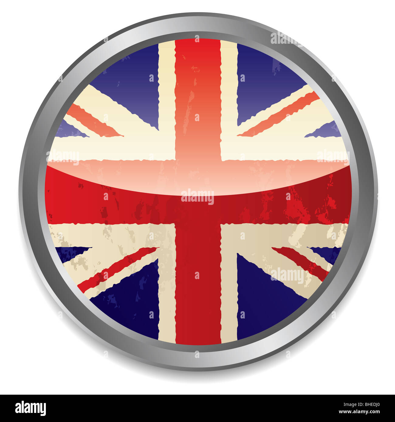 Grunge british flag hi-res stock photography and images - Alamy