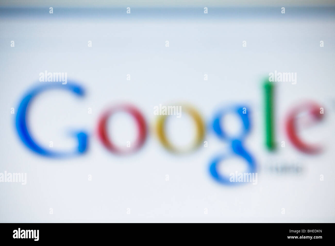 Blurred Google brand screenshot Stock Photo - Alamy