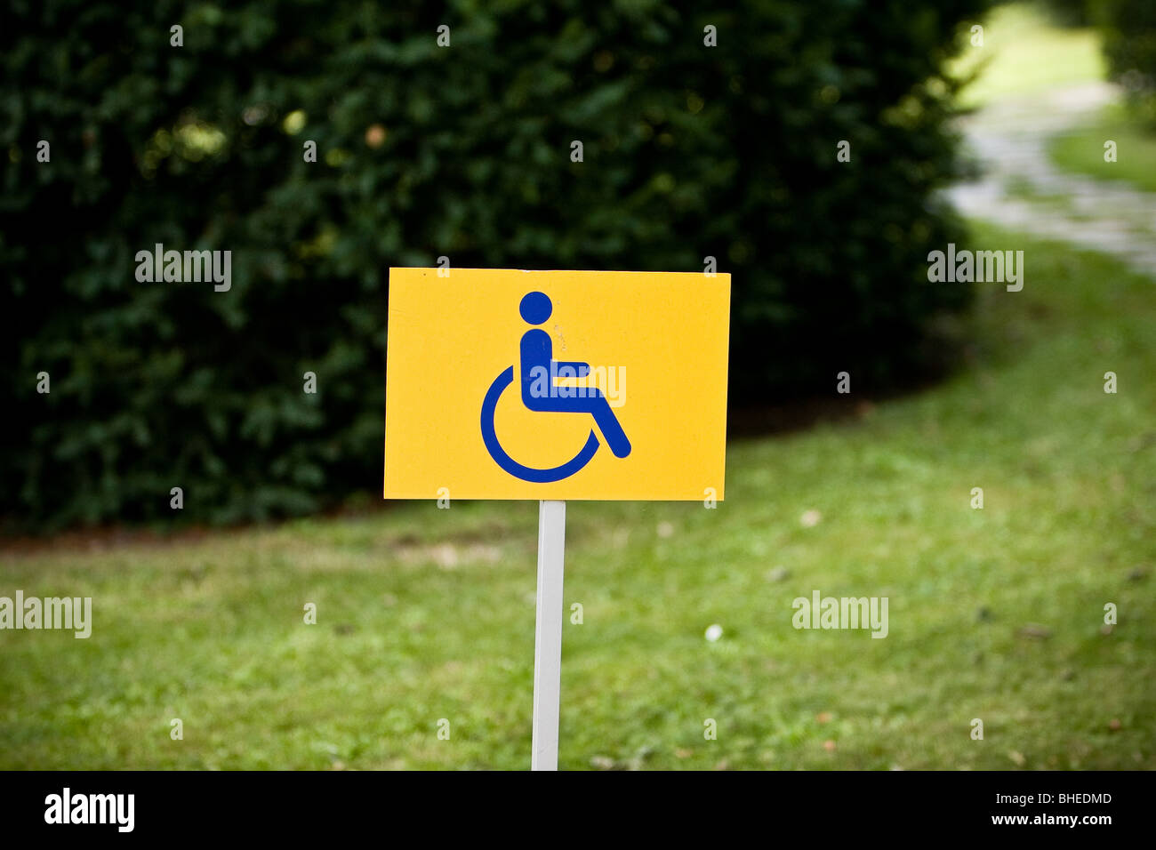 Disability sign hi-res stock photography and images - Alamy