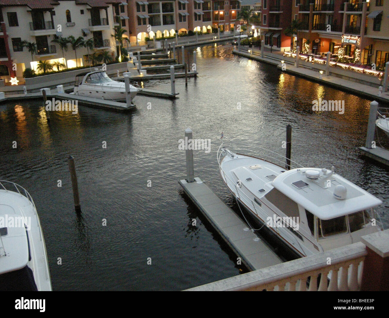 Marina at Naples bay resort Naples Florida USA Stock Photo - Alamy