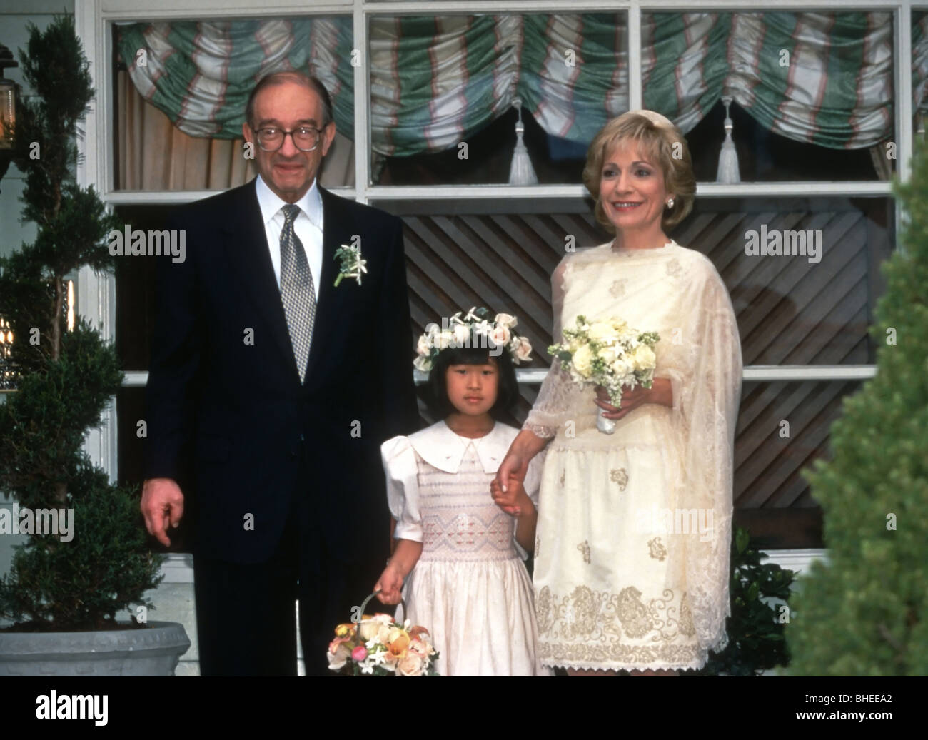 Alan greenspan and andrea mitchell hi-res stock photography and images ...