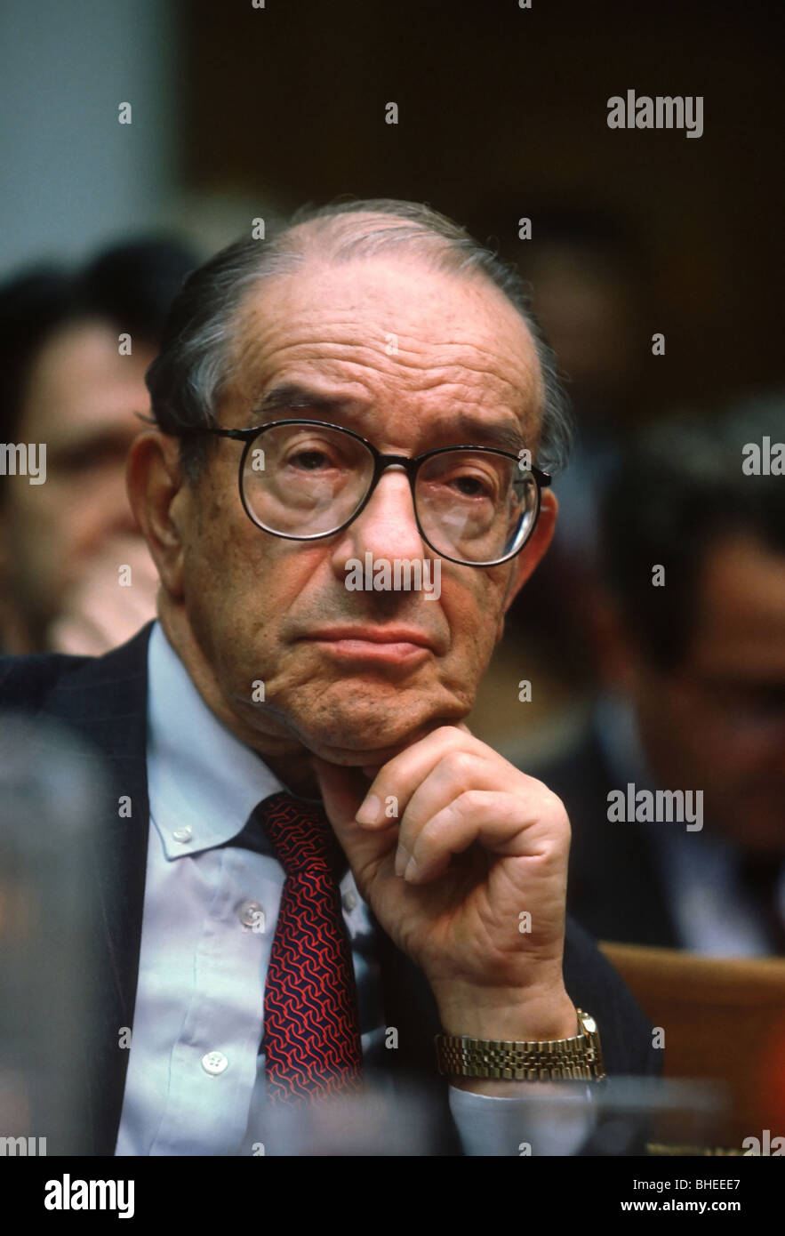 Federal Reserve Chairman Alan Greenspan testifies in Congress on the ...
