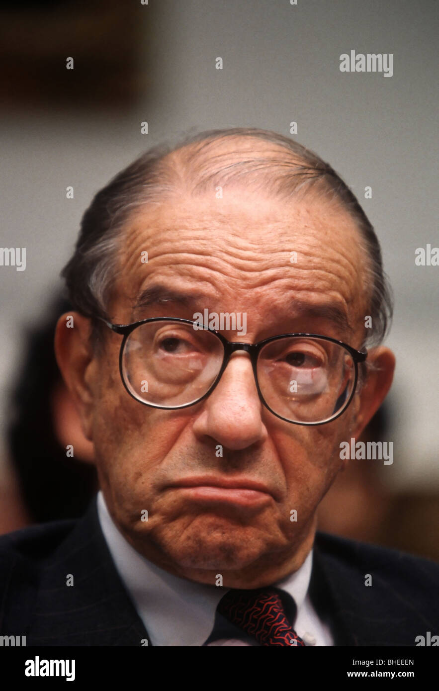 Federal Reserve Chairman Alan Greenspan testifies in Congress on the ...