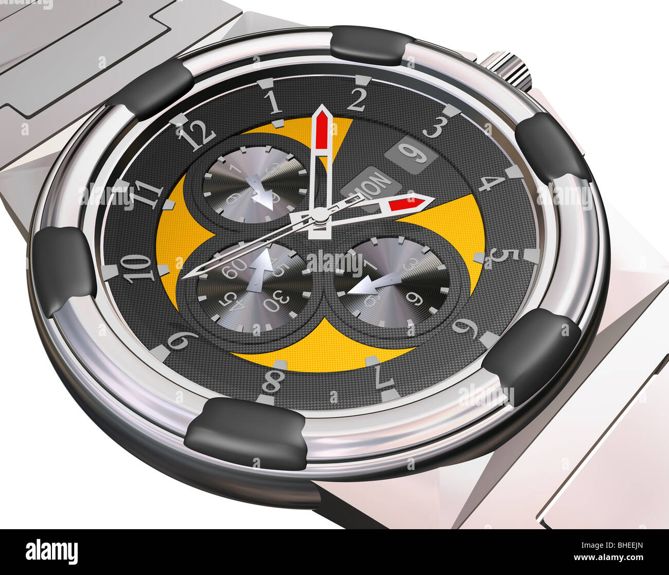 Expensive Automatic Watch on white path included Stock Photo - Alamy