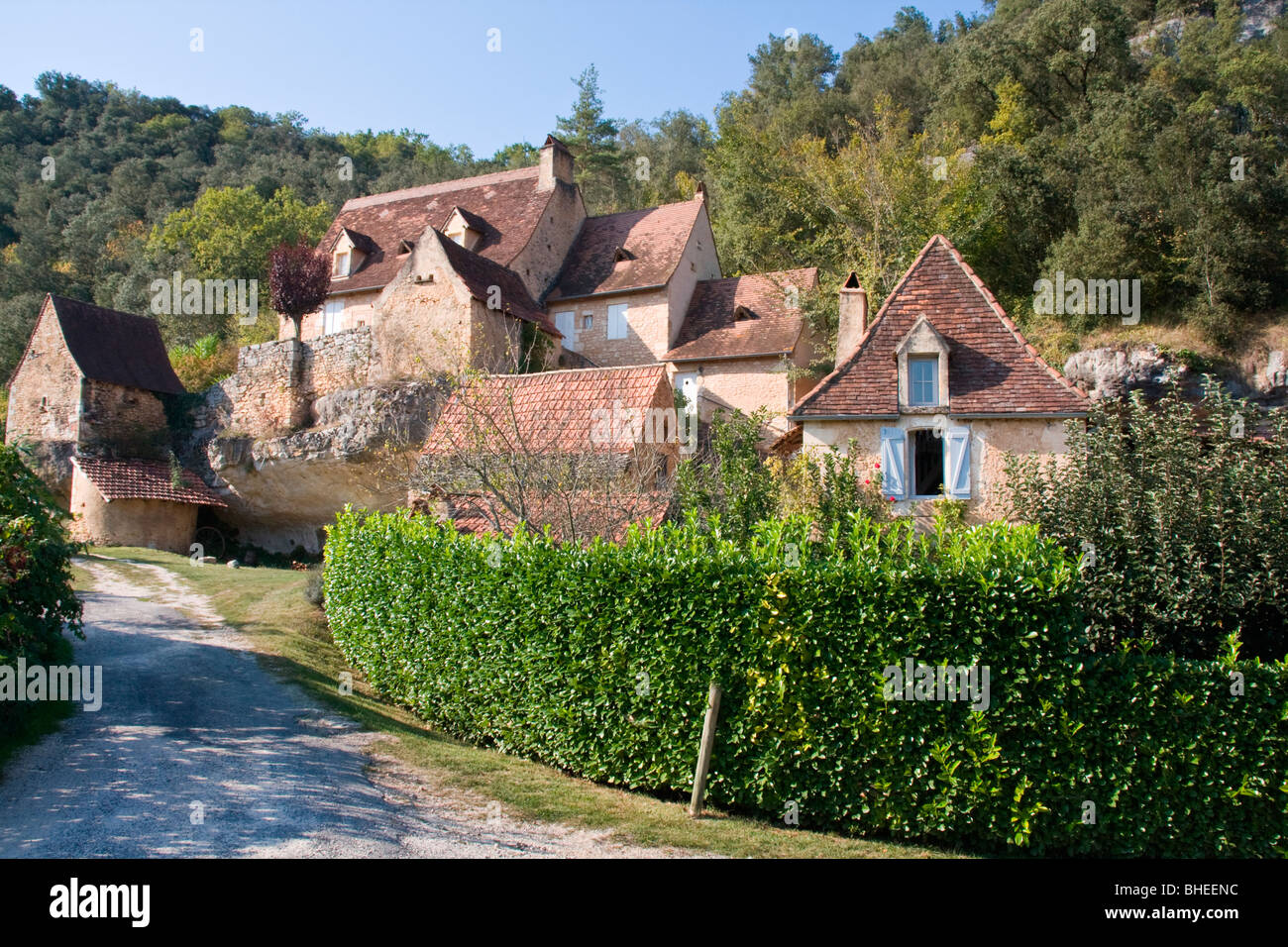 Stone country house, Dordogne River Valley, south west France, Europe ...