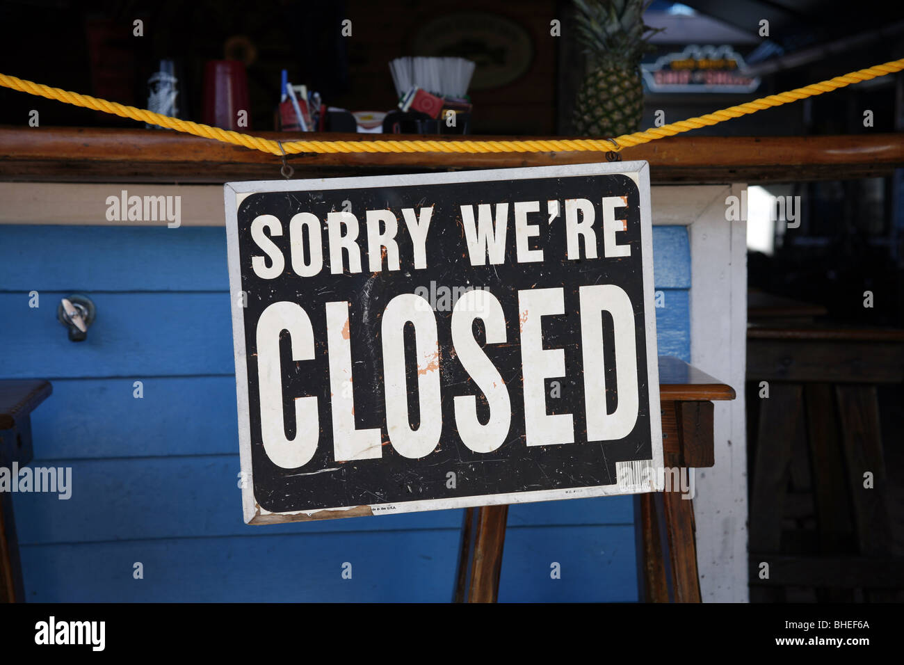 Sorry we're closed hi-res stock photography and images - Alamy