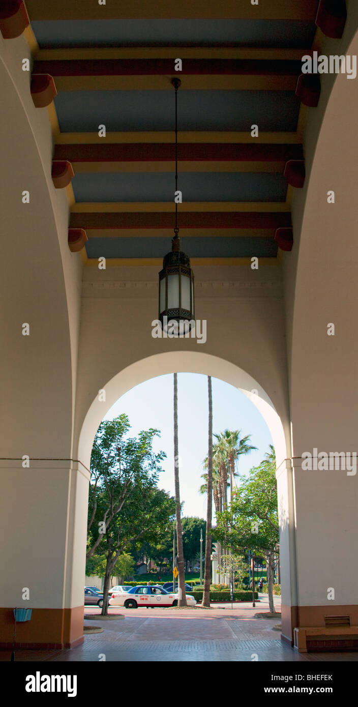 Portal Arch at Union Station, Los Angeles, CA Stock Photo - Alamy