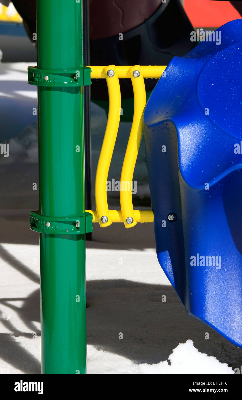 Close-up abstract of playground structure Long Island NY Stock Photo ...