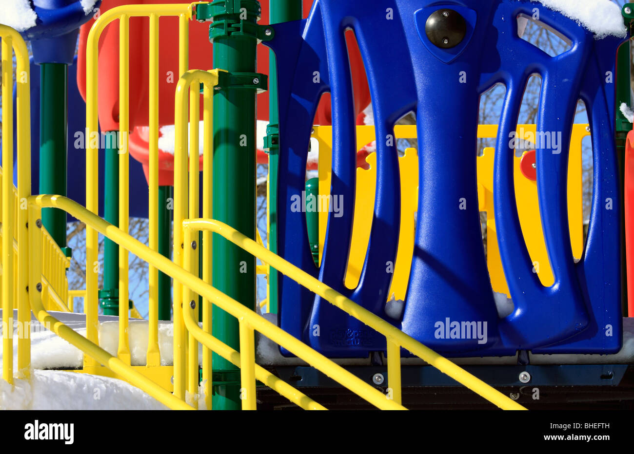 Close-up abstract of playground structure Long Island NY Stock Photo ...