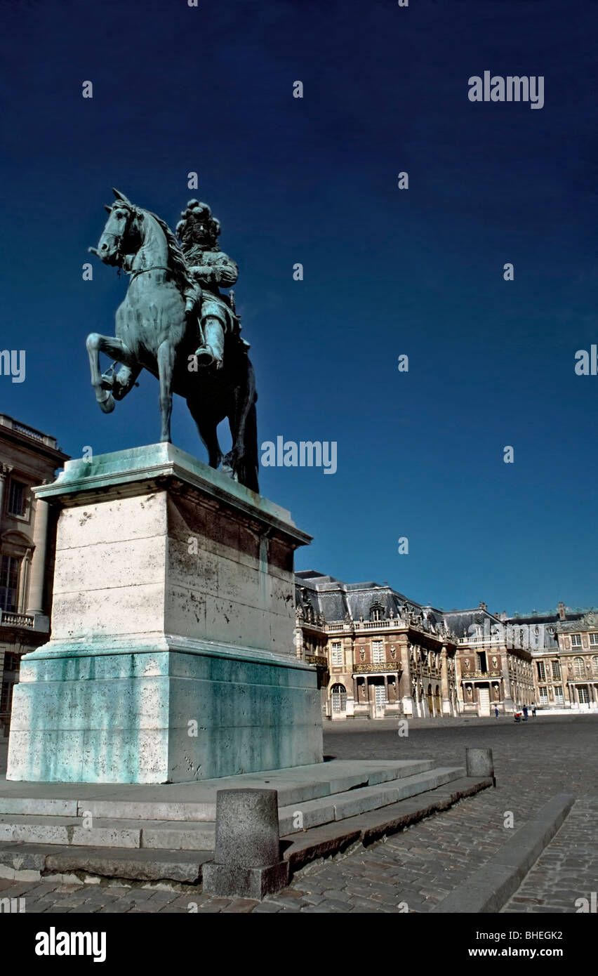 Versailles, France, French Castle "Chateau de Versailles" Monument ...