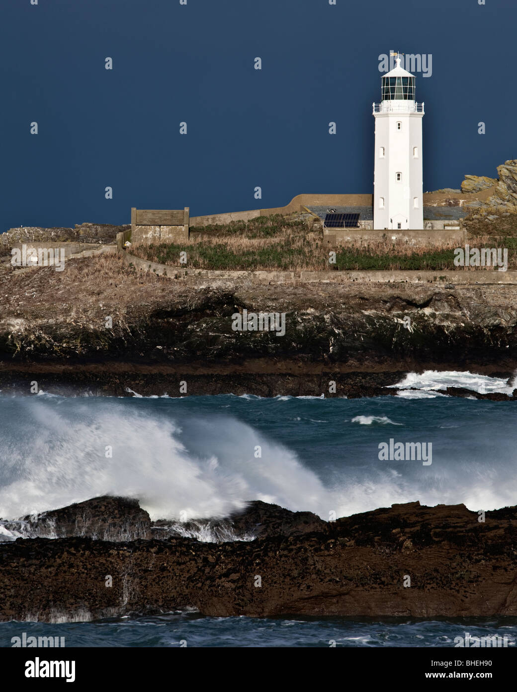 Godrevy lighthouse, Cornwall Stock Photo - Alamy
