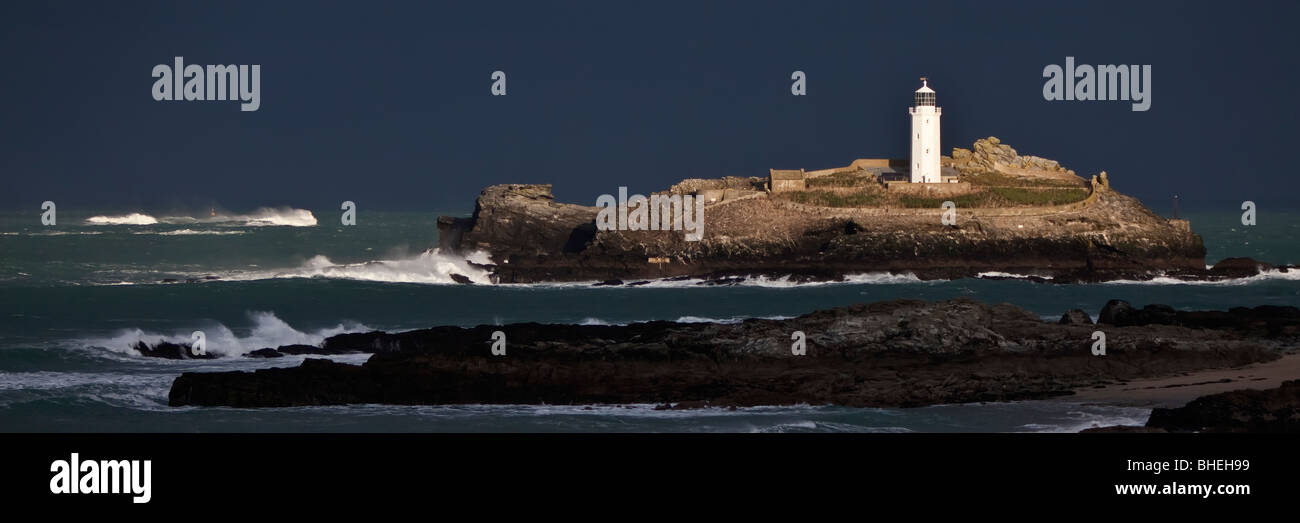 Godrevy light house hi-res stock photography and images - Alamy