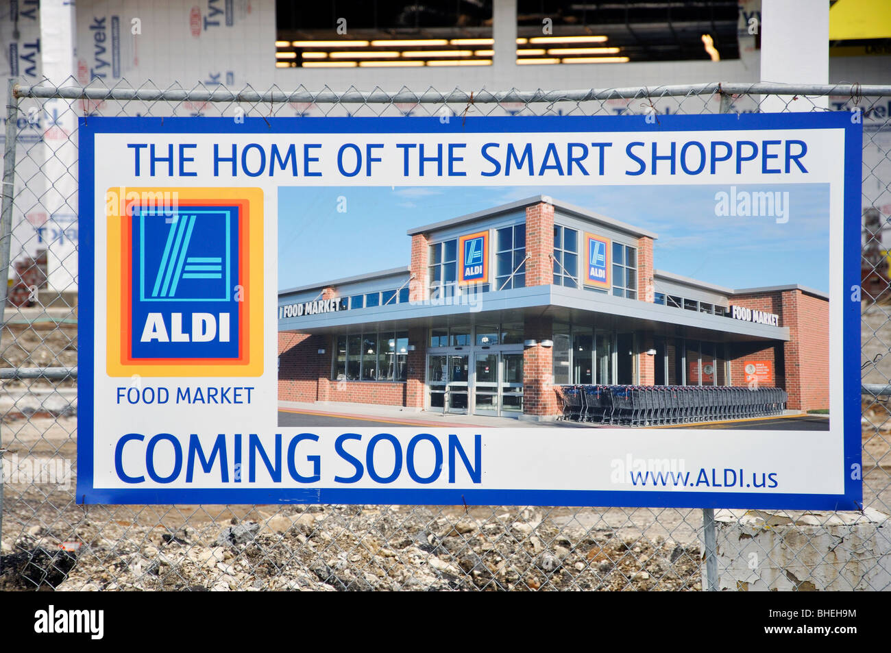Aldi store sign usa dallas texas hi-res stock photography and images ...
