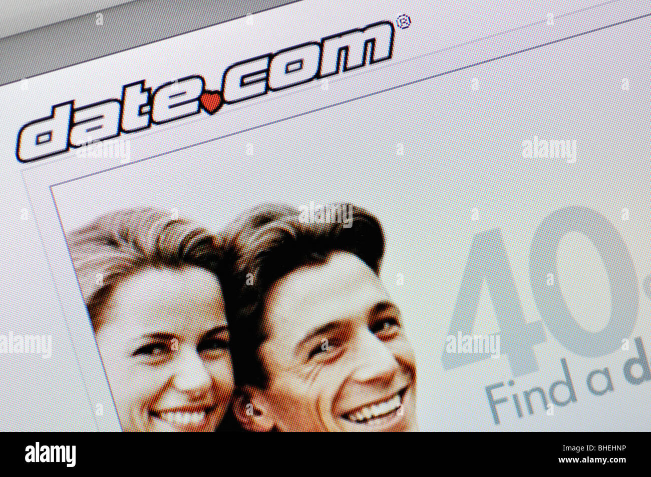 Dating site screenshot hi-res stock photography and images - Alamy