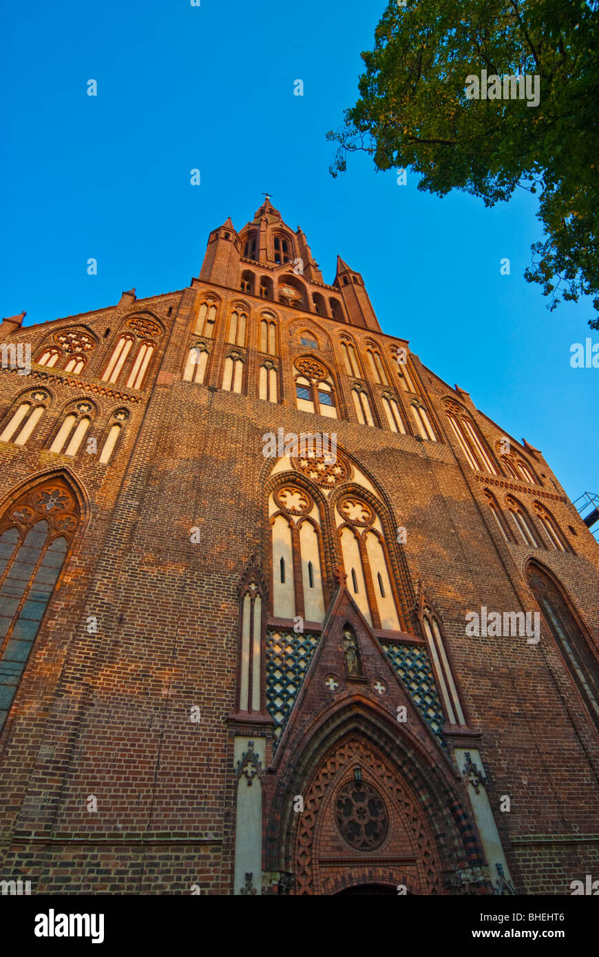 Church Sankt Bartholomaei at Demmin, Mecklenburg-Western Pomerania ...