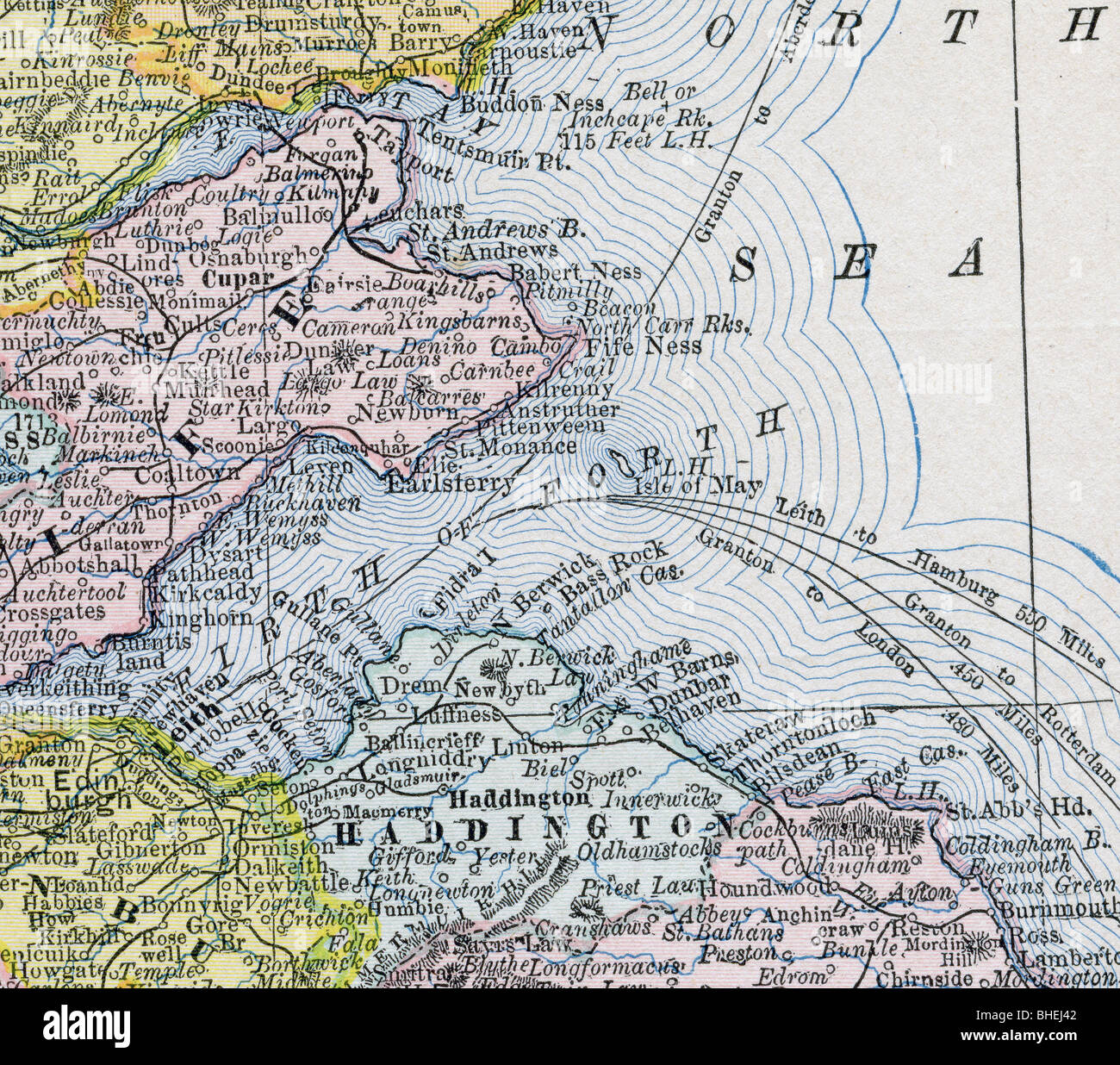 Firth of forth map hi-res stock photography and images - Alamy
