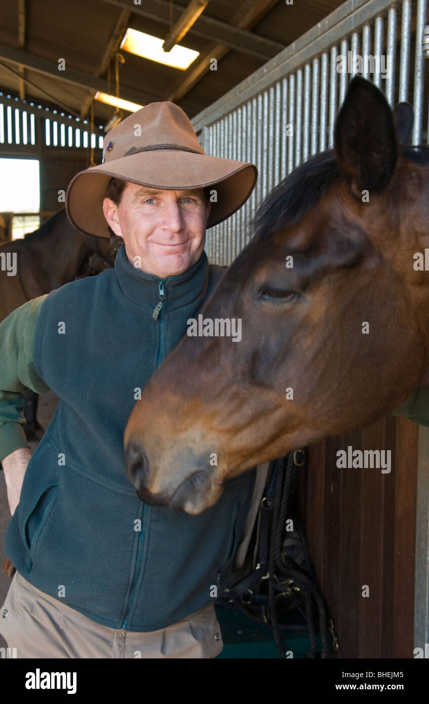 Australian Matt Ryan - Triple Olympic Gold Medallist at his equestrian ...