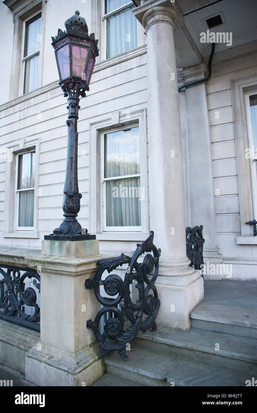 Lantern of Iveagh House, St. Stephen's Green, Dublin. Ireland Stock ...