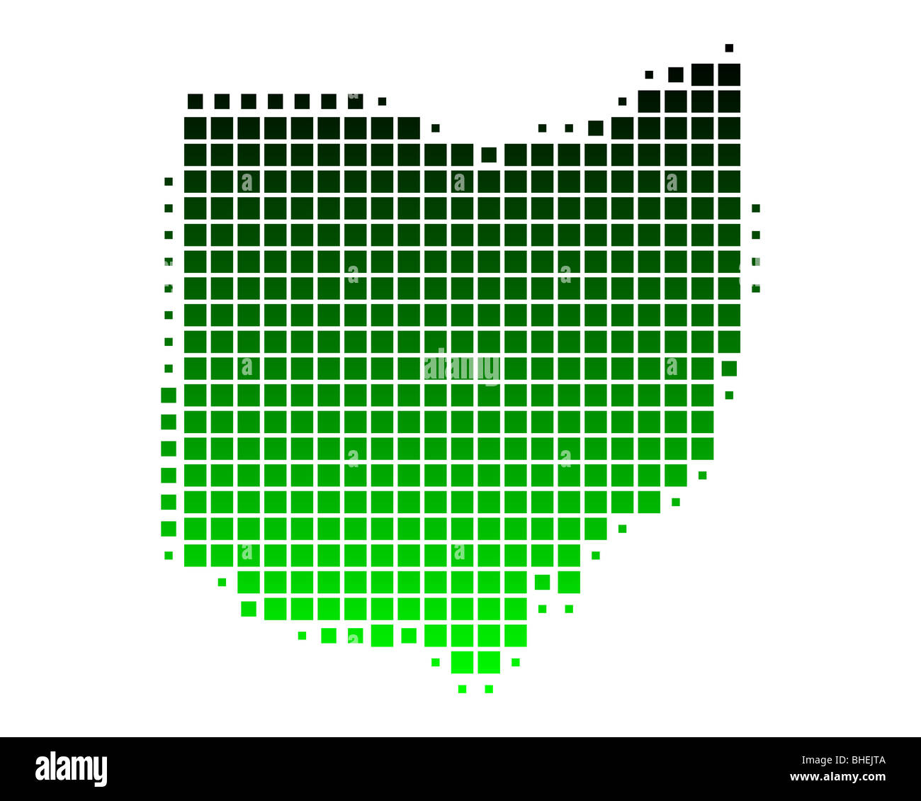 Map of Ohio Stock Photo - Alamy