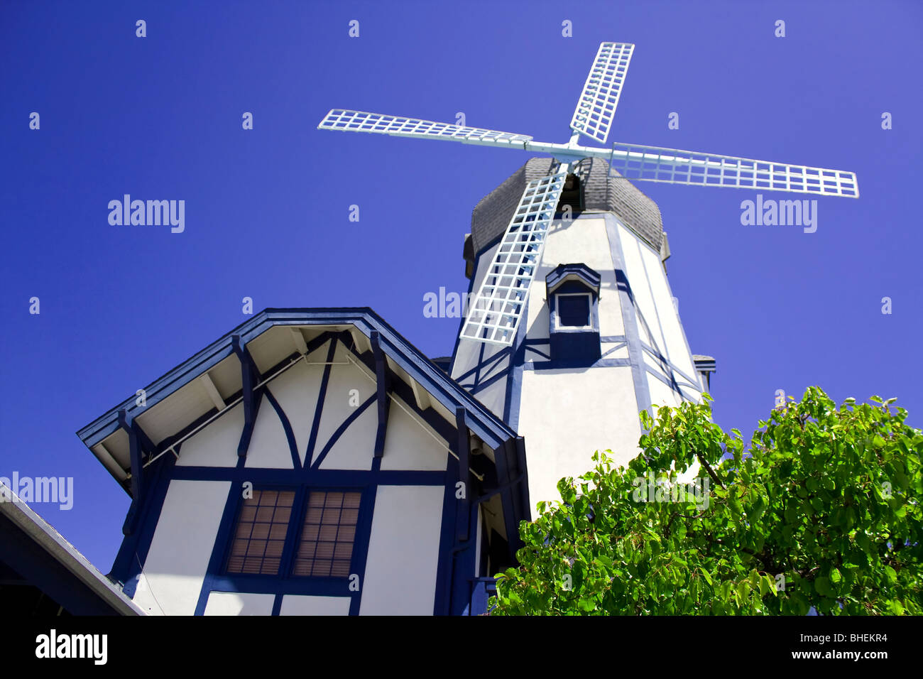 Windmill in Solvang, California Stock Photo - Alamy
