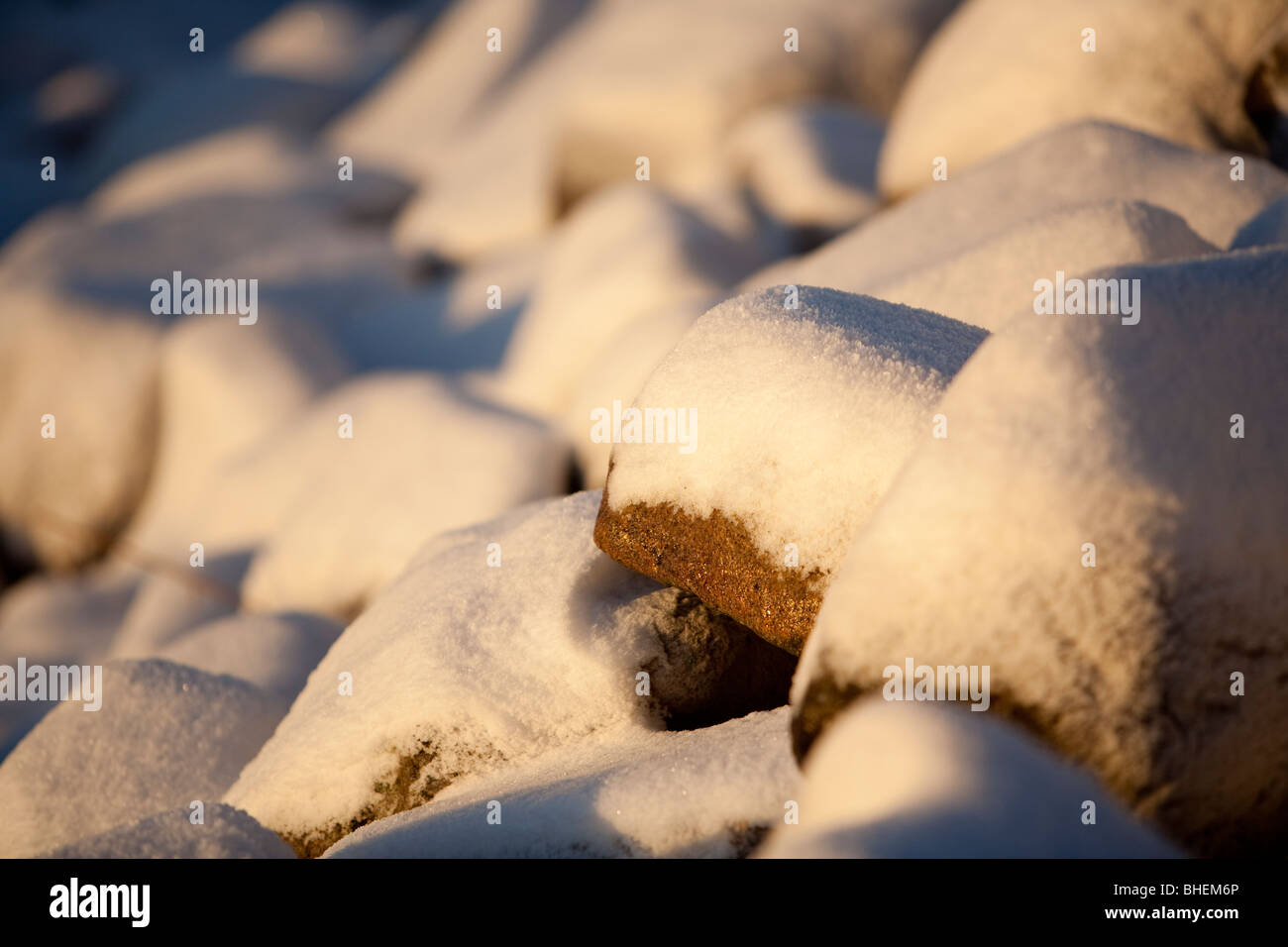 Snow covered rocky soil hi-res stock photography and images - Alamy