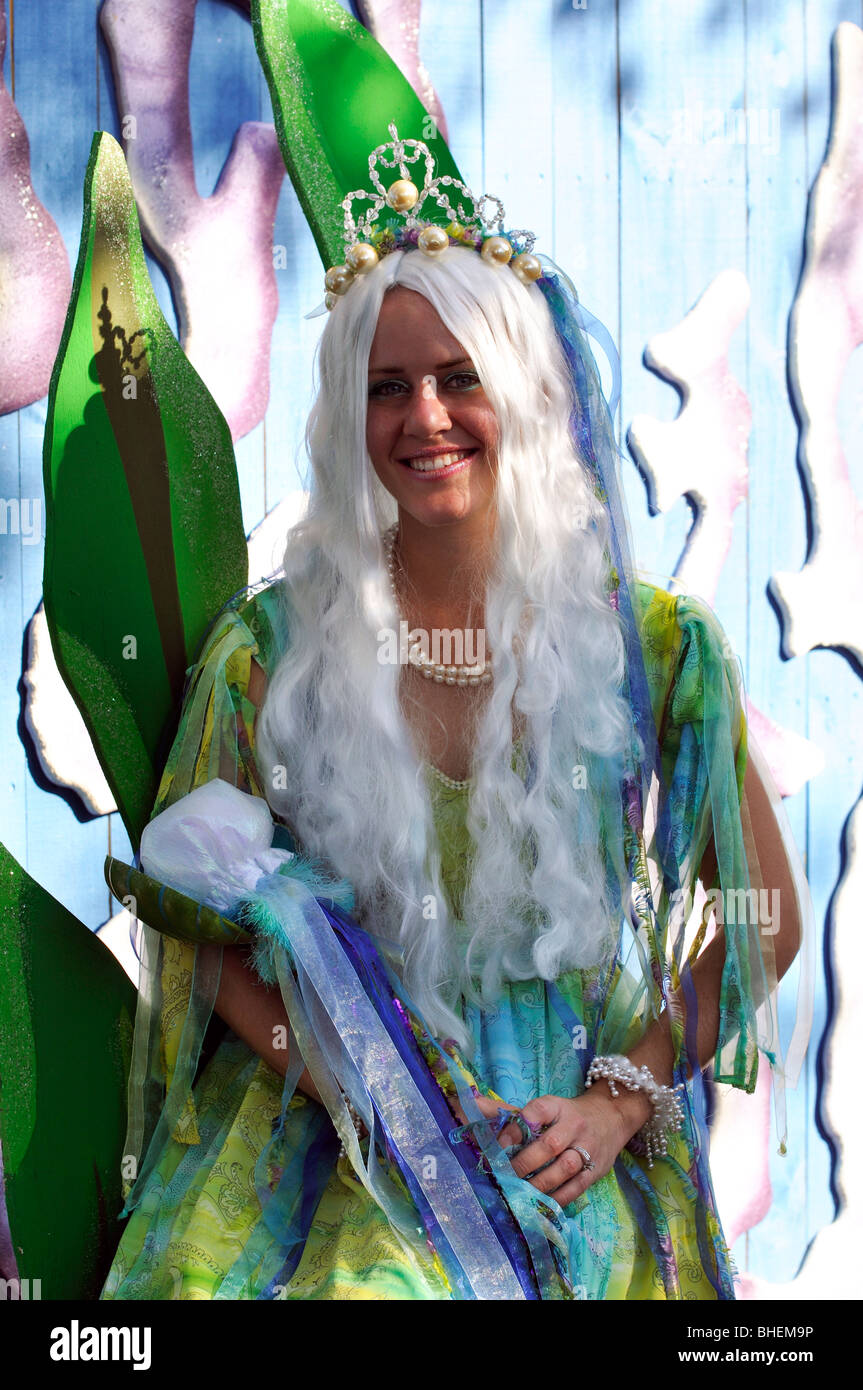 Costumed mermaid at SeaWorld, San Antonio, Texas, USA Stock Photo - Alamy