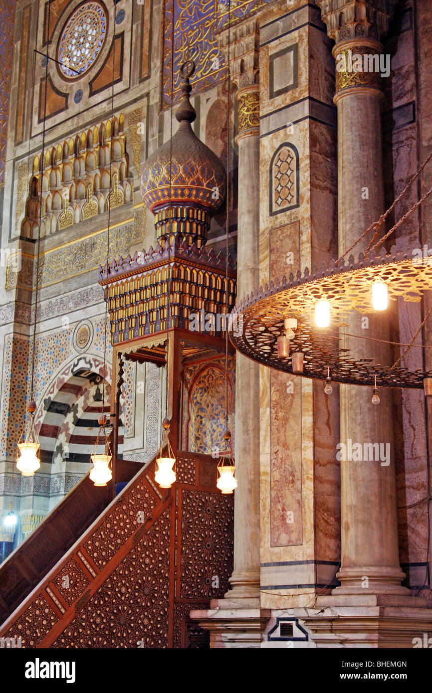 Al Rifai Mosque, Cairo, Egypt Stock Photo - Alamy