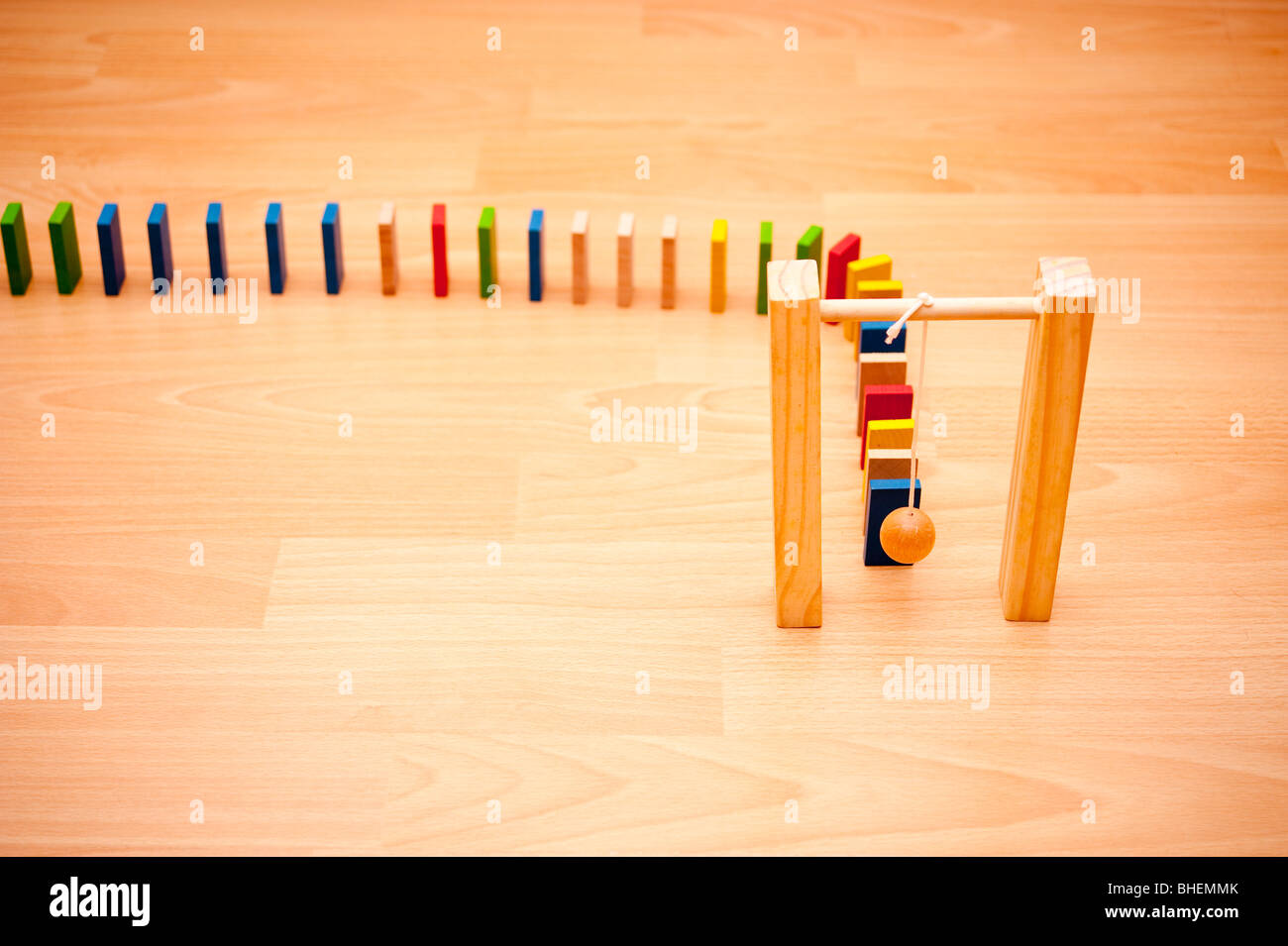 Dominoe run hi-res stock photography and images - Alamy