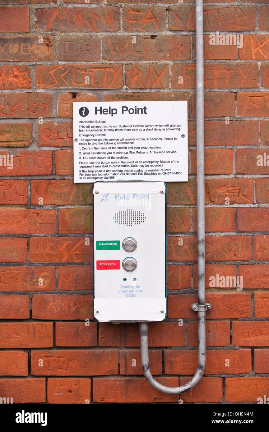 Help point emergency information hi-res stock photography and images ...