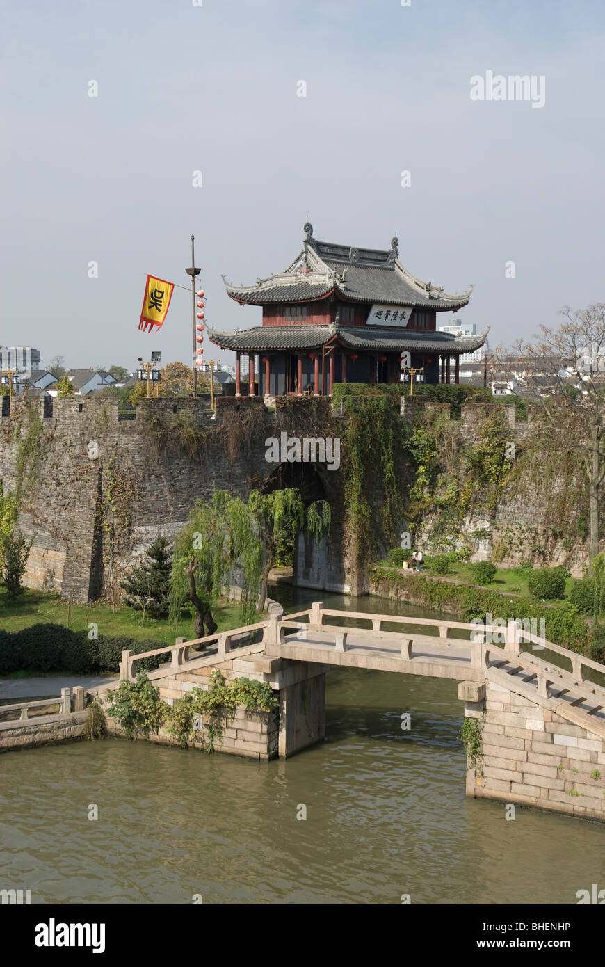 Pan Men Scenic Area, Suzhou, Jiangsu province, China, Asia Stock Photo ...