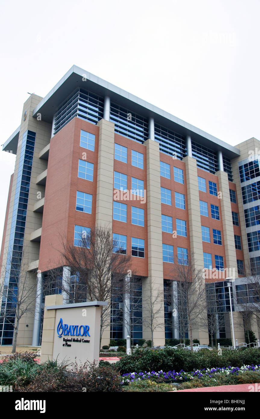 Hospital building baylor medical center plano texas hi-res stock ...